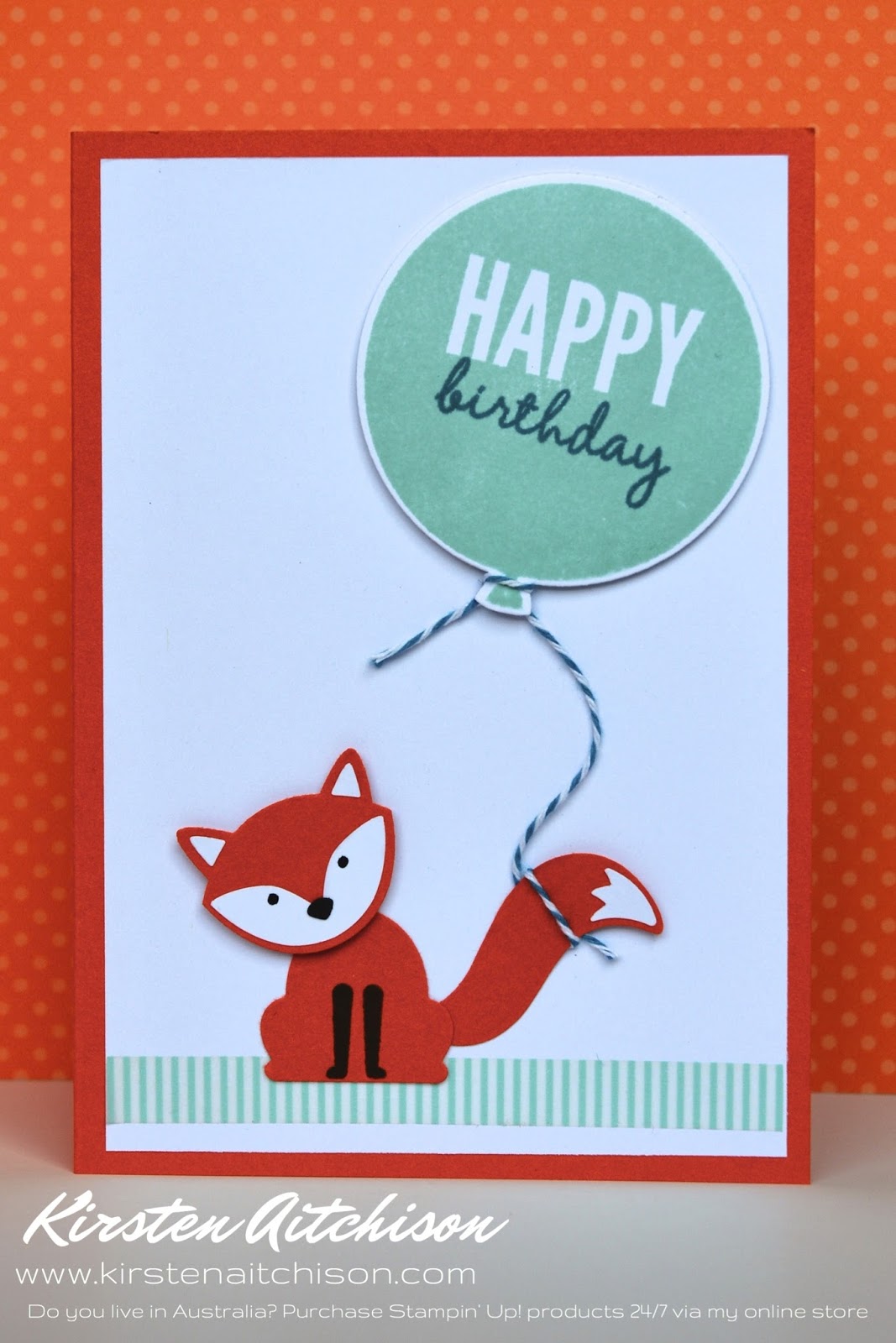 Kirsten Aitchison: Handmade with Love: Foxy Birthday