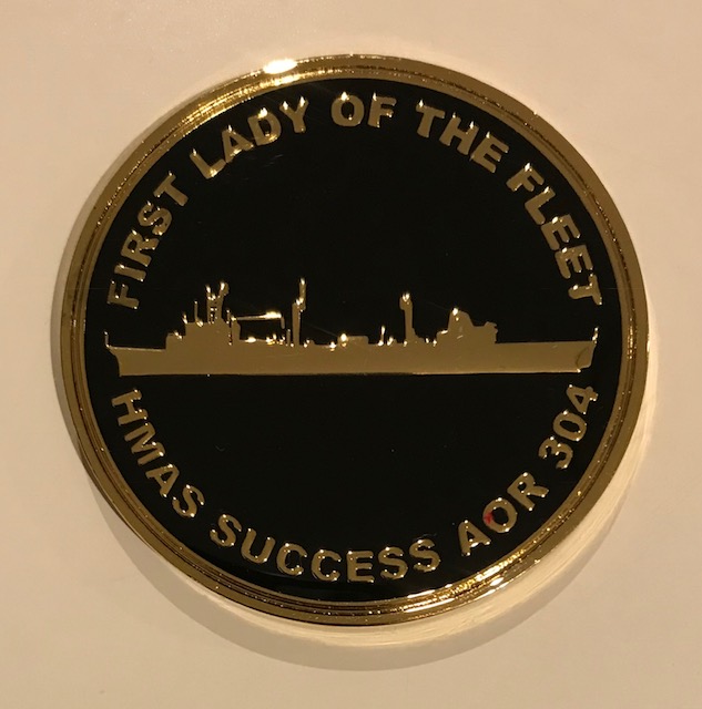 Aussie Hero Quilts (and laundry bags): A visit to HMAS Success