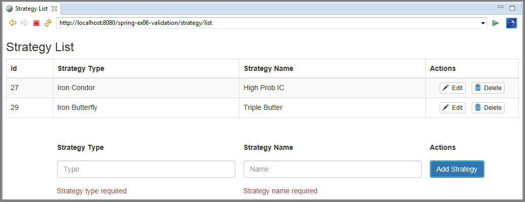 Dtr Trading Spring Mvc 4 Bootstrap And Validation