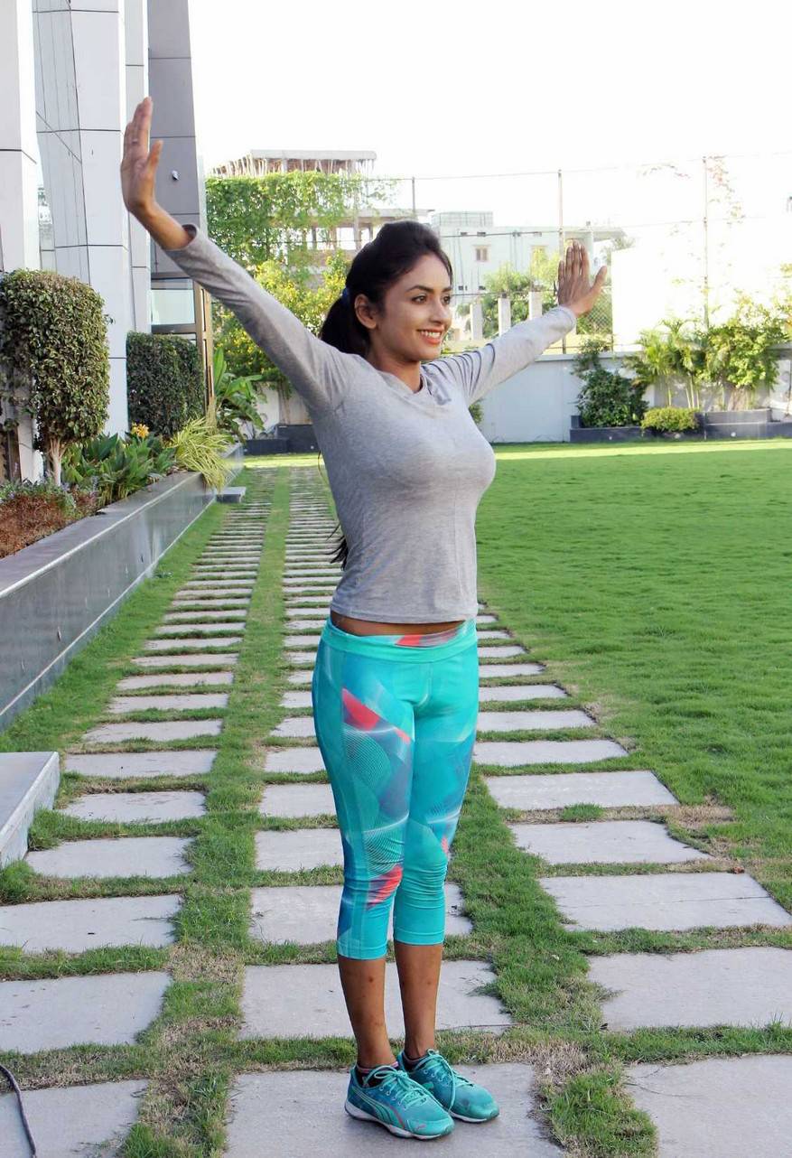 Pooja Sri Latest Hot Yoga Photoshoot Stills. | HQ Pics n Galleries