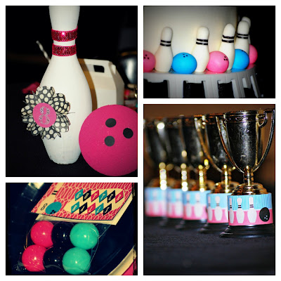 Simply Creative Insanity: Sparkly and Girly Bowling Party