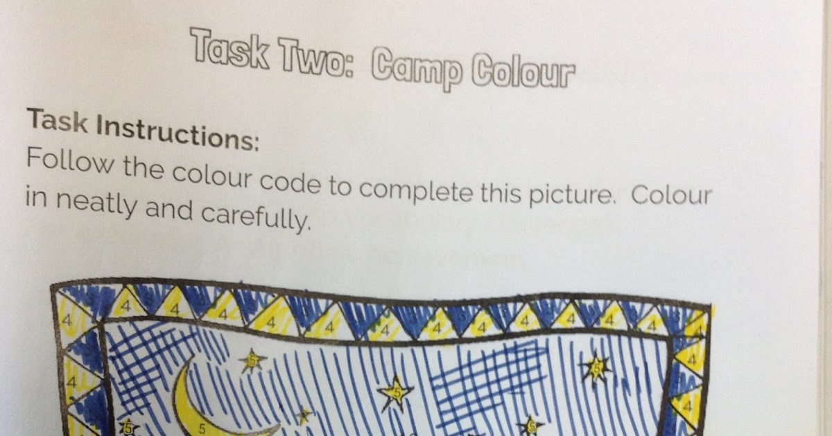 Huriata: Camp Blog - Task 1: CAMP COLOUR: Colour The Camp Environment ...