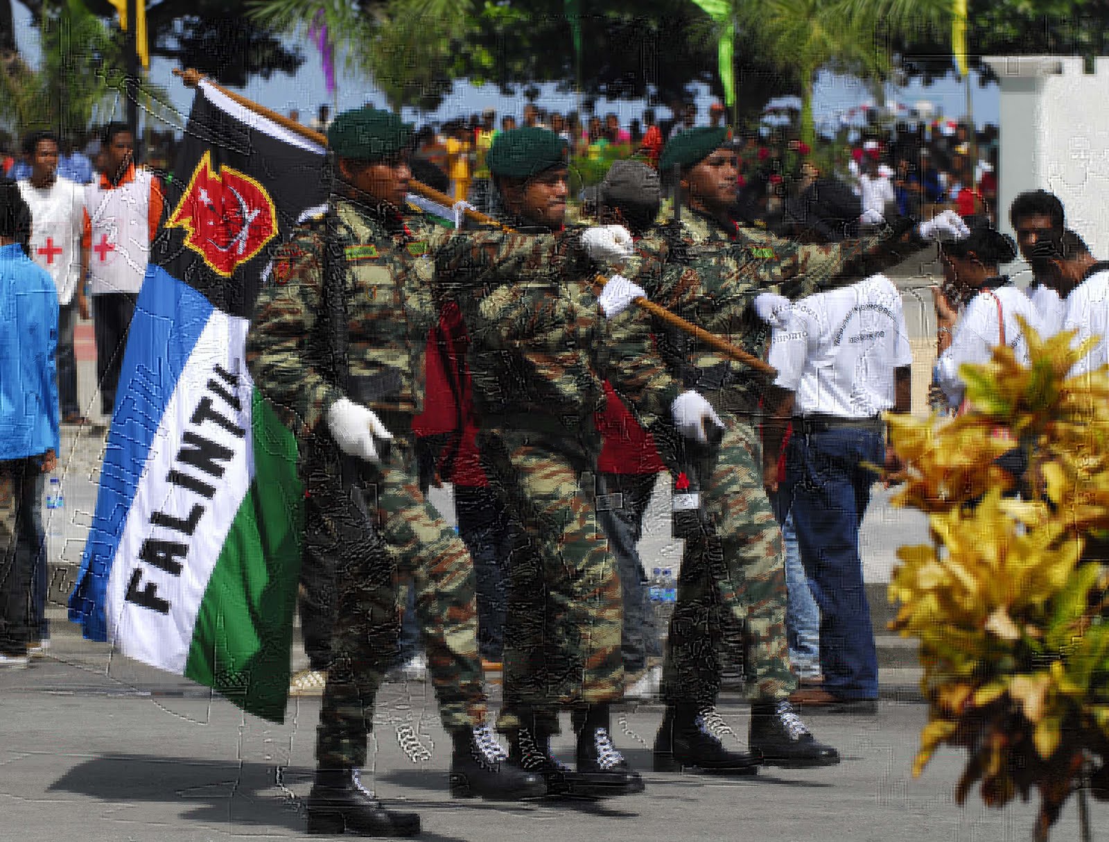 BISSAU RESISTE: Timor-Leste: Bandeira das Falintil desceu, pela última ...