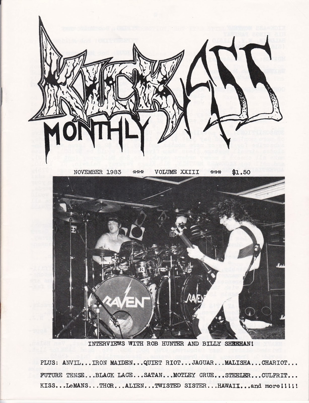 Kick Ass Monthly: KICK ASS MONTHLY - BOB MULDOWNEY