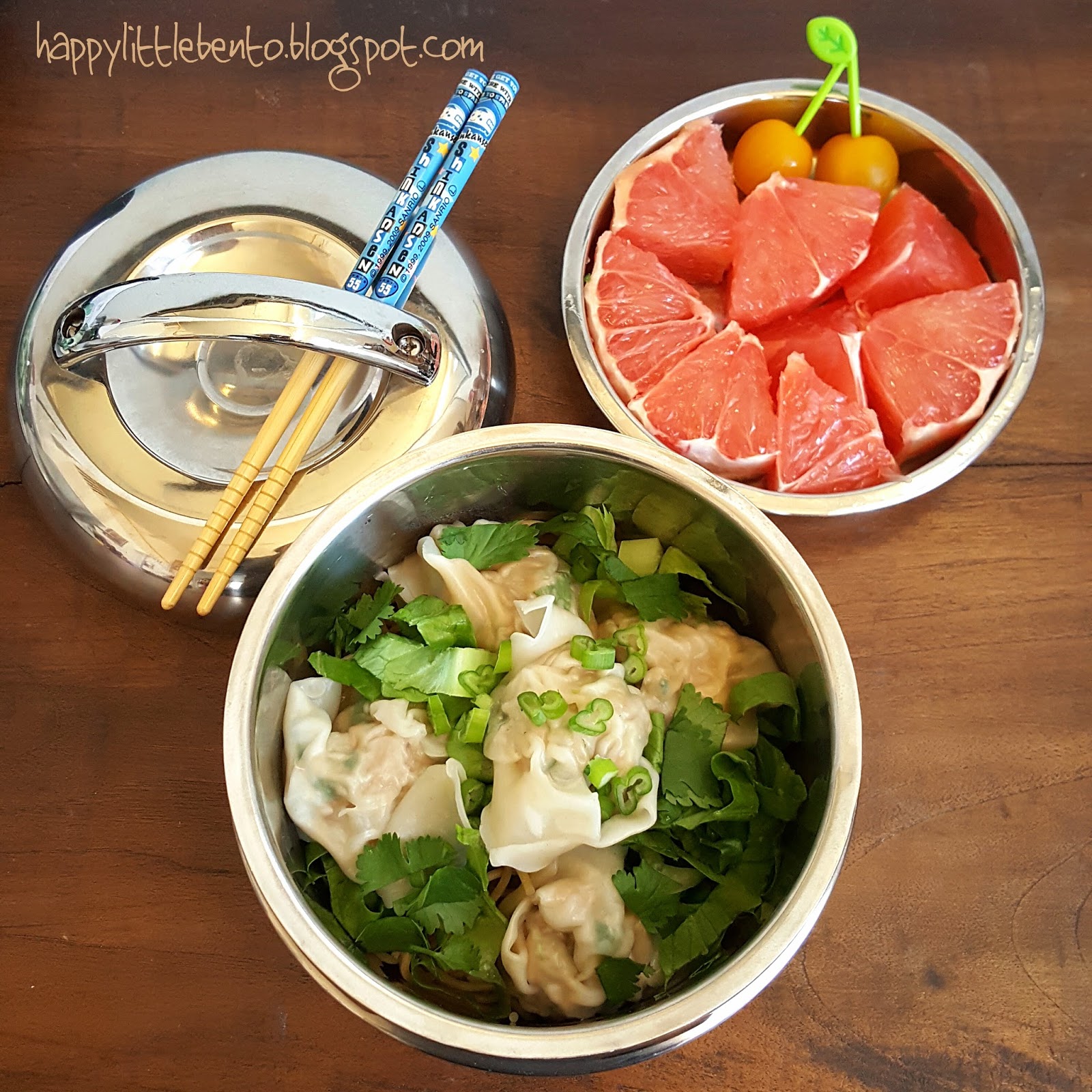 Happy Little Bento: Won Ton Bowl Bento