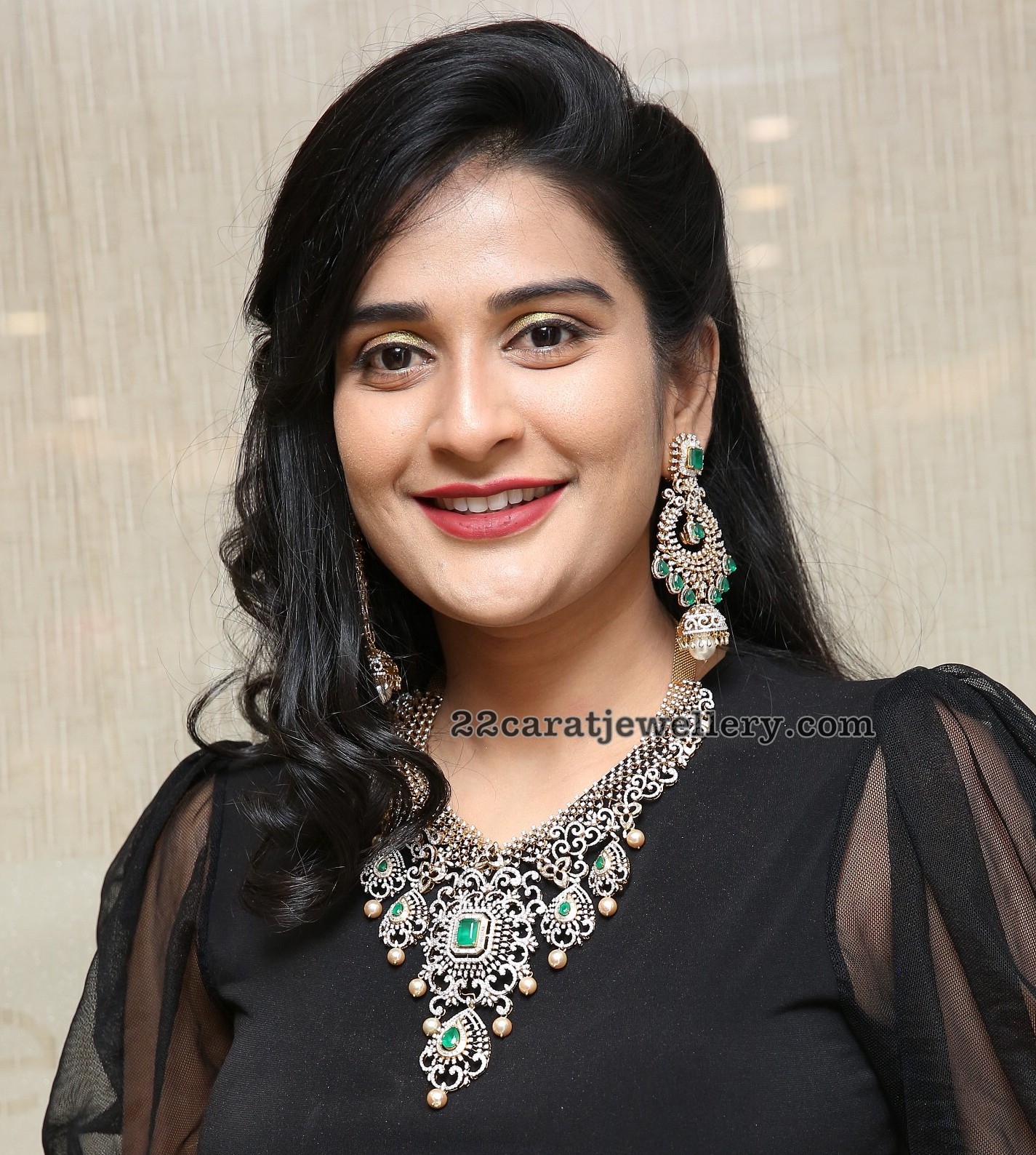 Models in Diamond Sets by Manepally Jewellers - Jewellery Designs