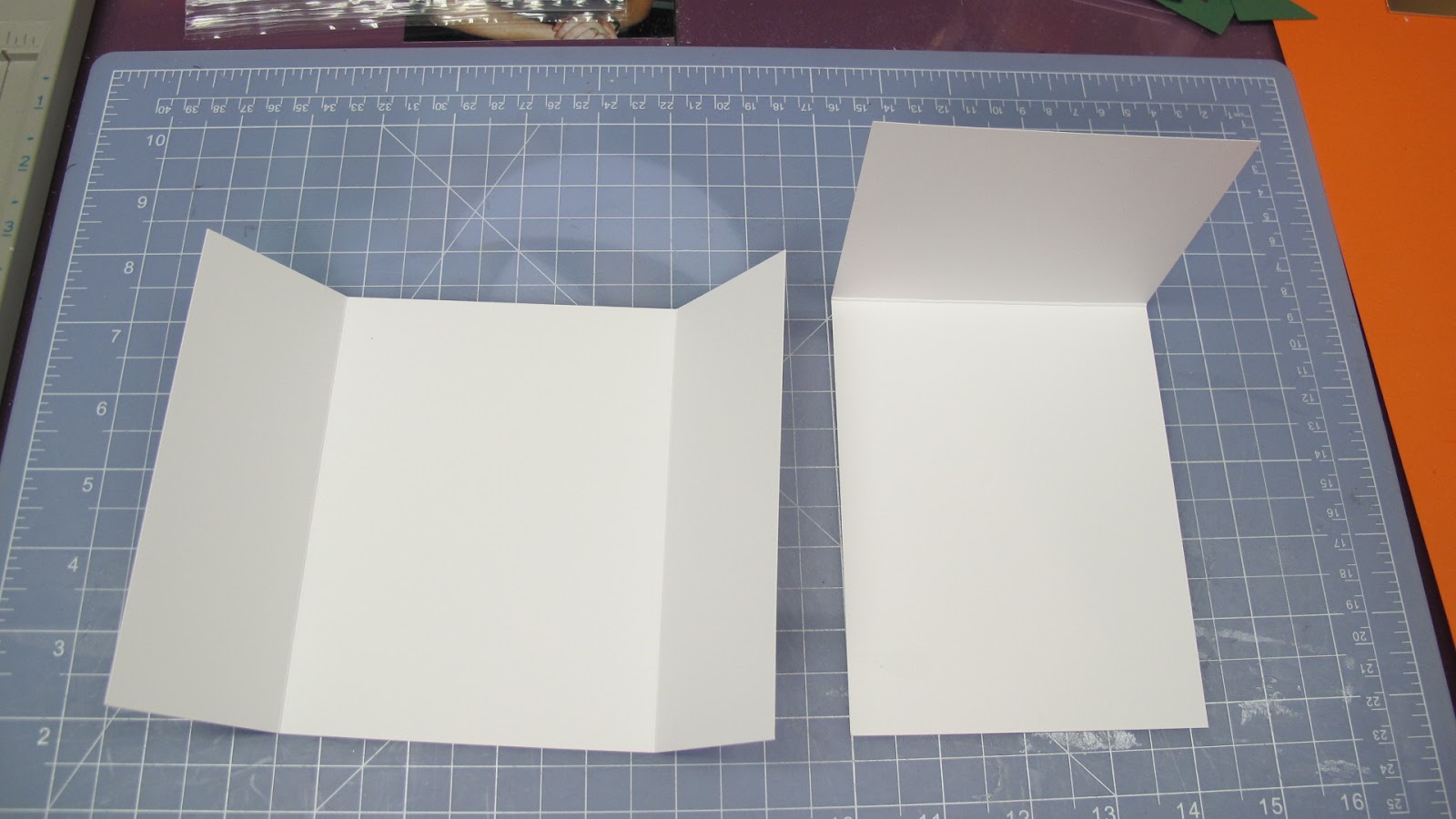 DAR'S CRAFTY CREATIONS: Three Fold Card + Photo Tutorial