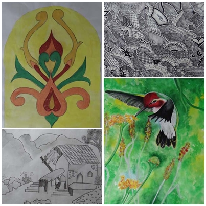Drawing Competition: Saraswati Vidyalaya - Thane : Group IV - 2014