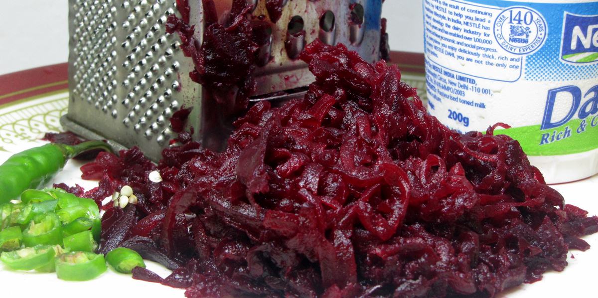 Beetroot Curd Pachadi