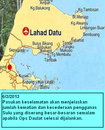 Berita Terkini Jumlah Kematian & Kecederaan Ops Daulat Di Lahad Datu, Sabah