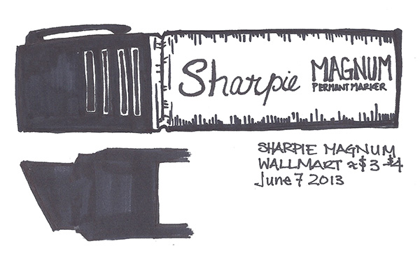 a pen a day: pen 02: sharpie magnum