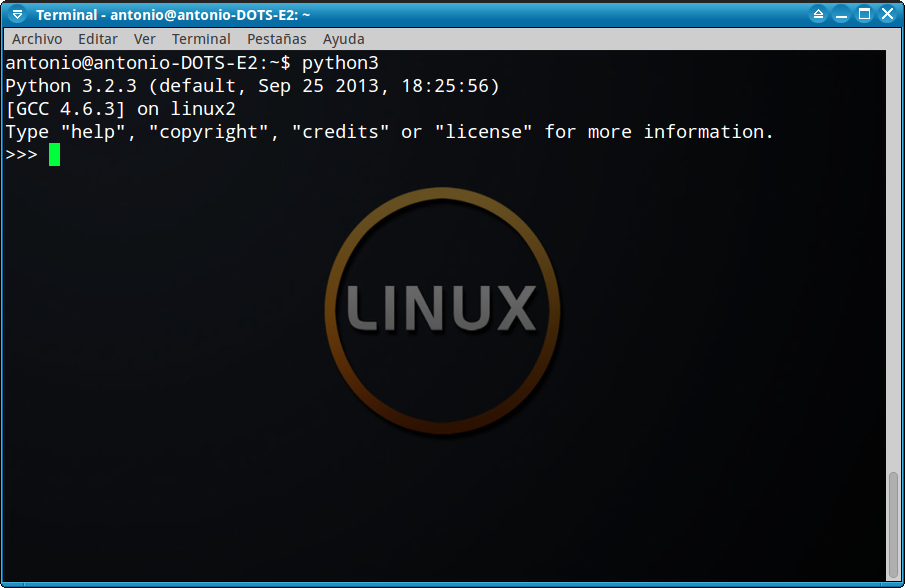 Python 3 para impacientes: Sesión interactiva Python