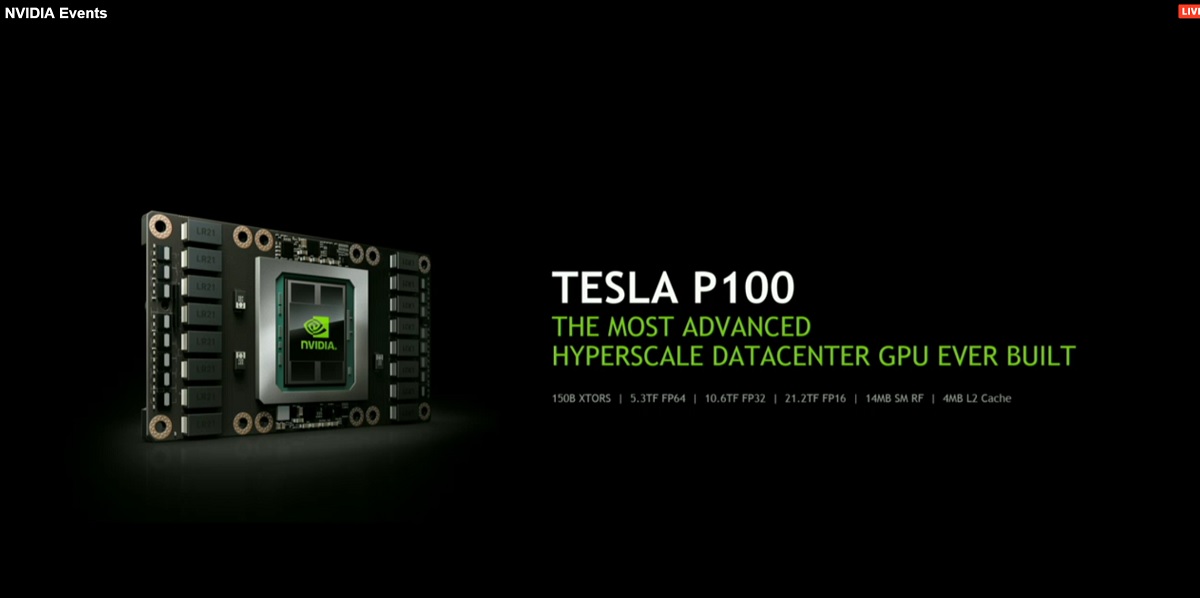 12 DGX-1 Nvidia P100 powered servers could deliver 2 petaflops of ...