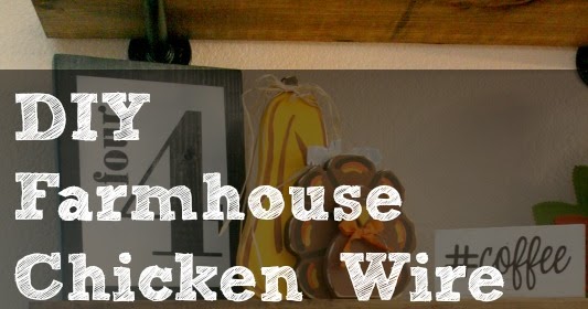 DIY Farmhouse Chicken Wire Frame | my life homemade