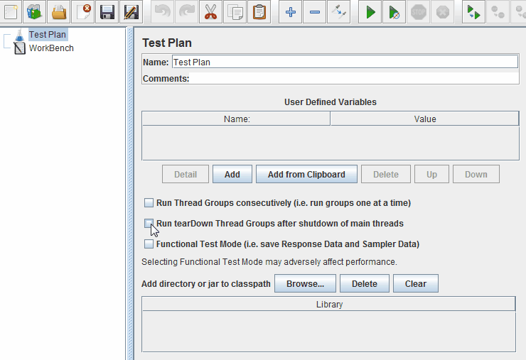 PerfLink: JMeter - Thread Group - "tearDown Thread Group"