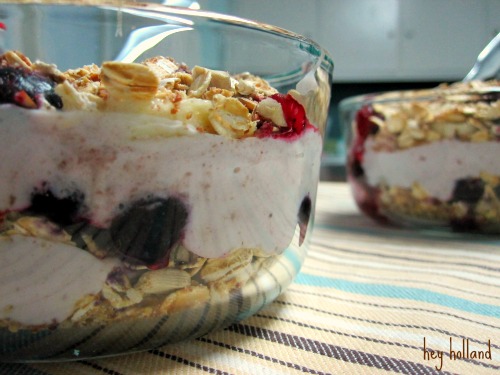 Hey Holland: power-packed parfait {recipe}
