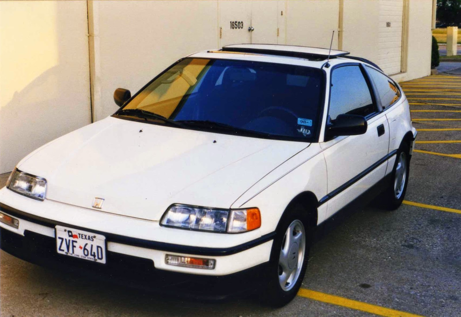 JW's 1990 Honda CRX Si - ZC dohc