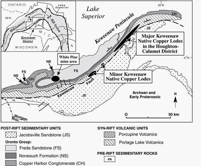 History of the Earth: January 27. Keweenaw Copper