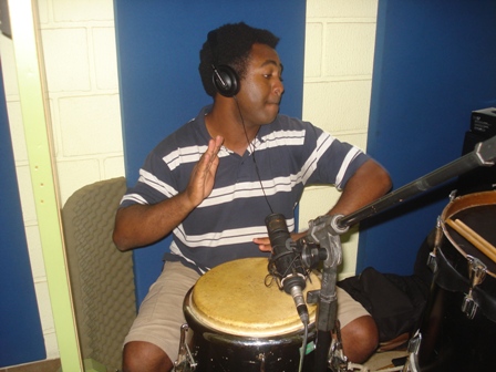 Gravando em Ubatuba: Gravando David Calderoni e Rafael Lobo