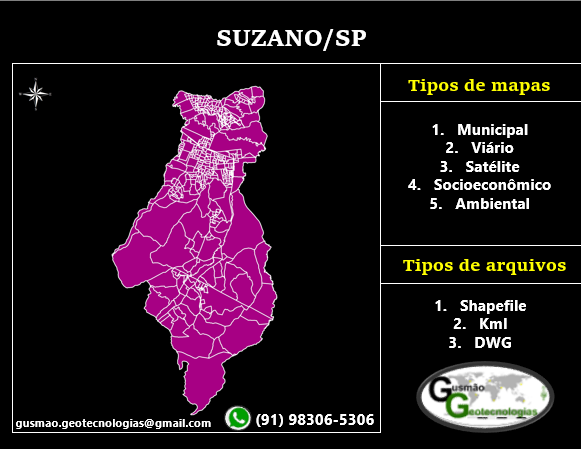 Geografia e Cartografia Digital: Mapas e Shapefiles das Cidades ...
