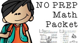 Kelly McCown: Back To School NO PREP Math Packet - 7th Grade