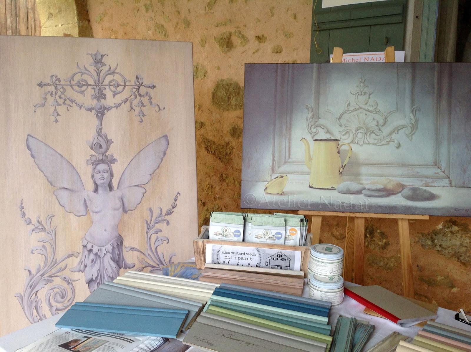 Peinture au lait: August 2015