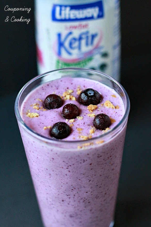 Tobins' Tastes: Blueberry Cheesecake Kefir Smoothie