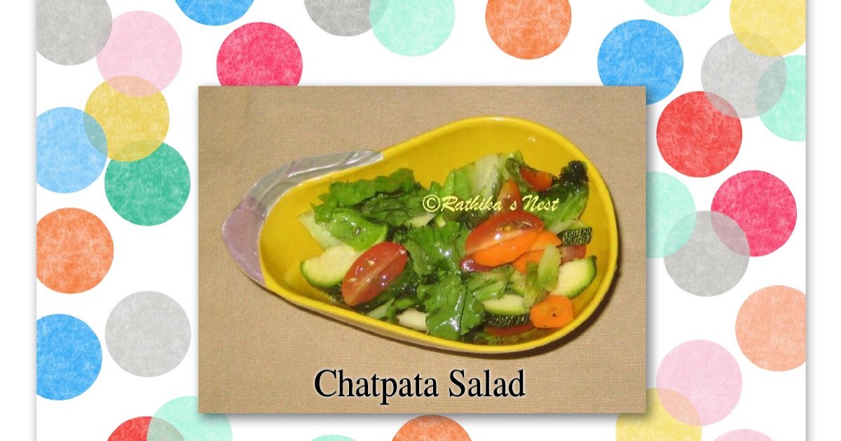 Rathika's Nest: Chatpata Salad