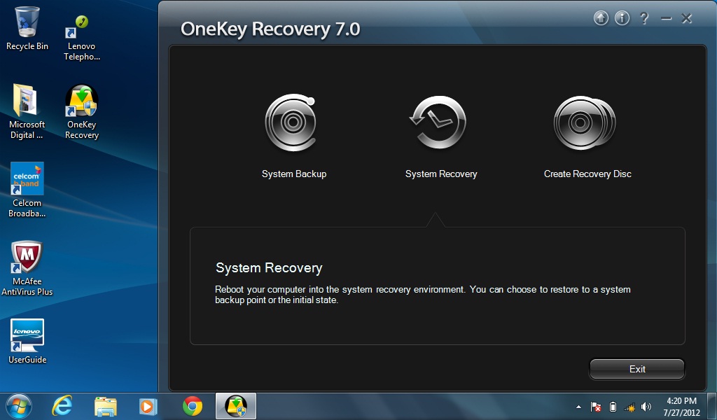 Onekey Recovery Windows 7 64 Bit скачать - developersplex