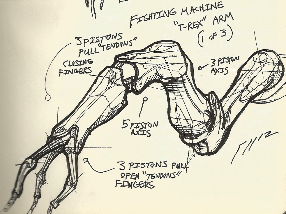War Of The Worlds Tripod Drawing