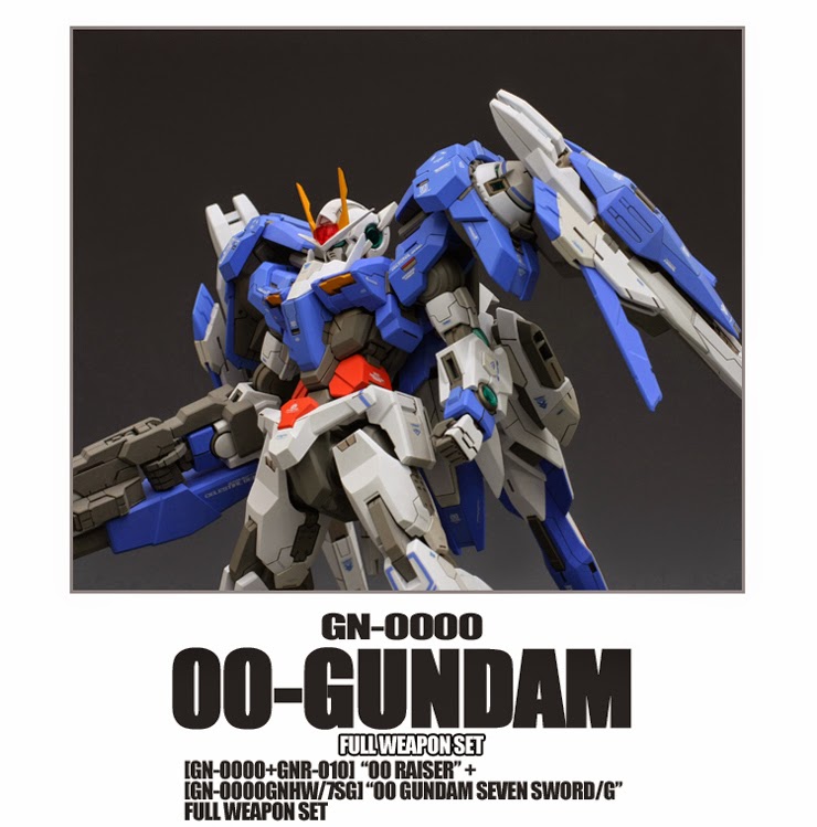 Custom Build: MG 1/100 00 Raiser + Seven Sword "Perfect Grade Detailing ...