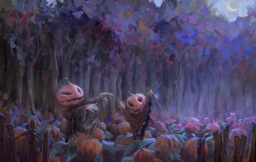 Marco's Stuff: Haunted Pumpkin Patch