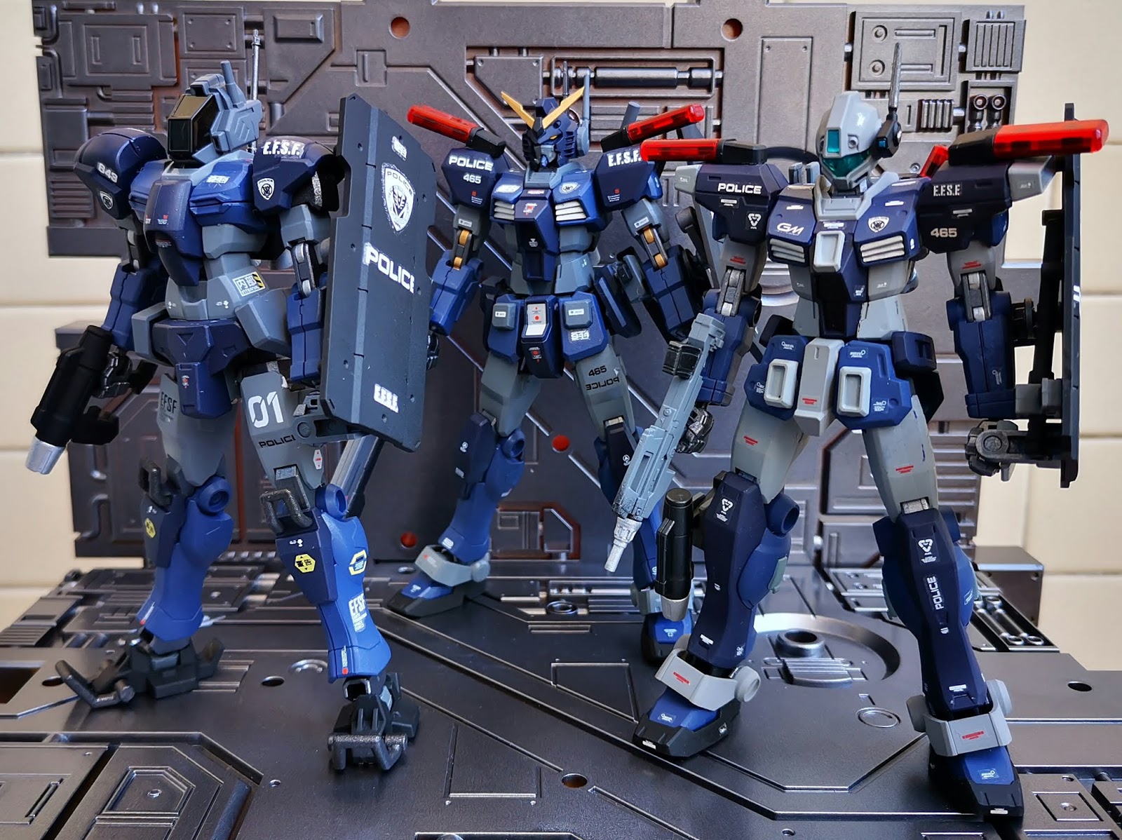 Gunplanerd: [GALLERY] Universal Century Federal Police Model Mobile Suits