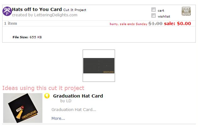 i love 2 cut paper: Hat off to You - Graduation Cap shaped card from LD