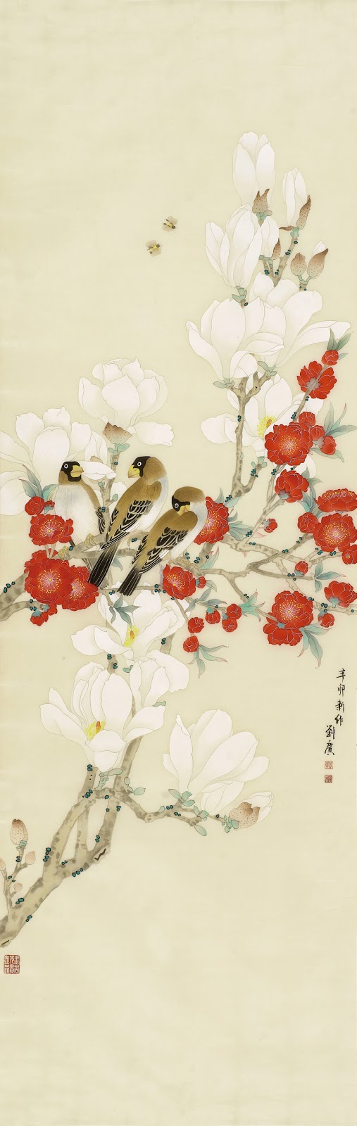 Liu Guang 刘广 (1969~) BIRDS&FLOWERS