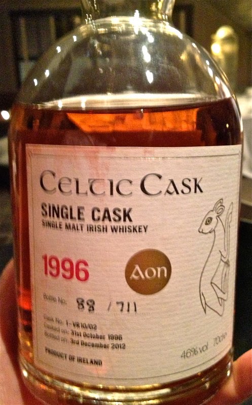The Celtic Cask 1996 Aon Irish Whiskey | The Malt Impostor