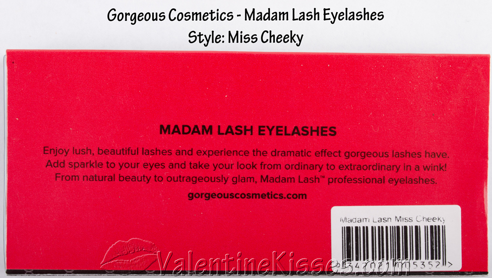Valentine Kisses: Gorgeous Cosmetics Lashes in Miss Cheeky - pics ...