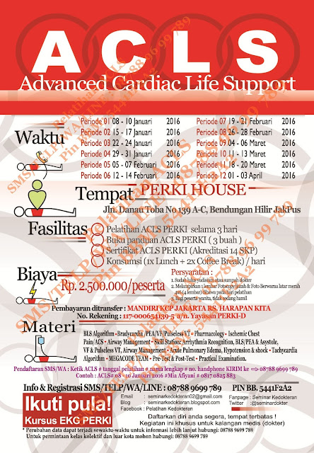 Pelatihan Konselor Laktasi: Pelatihan ACLS PERKI Jakarta Tahun 2016