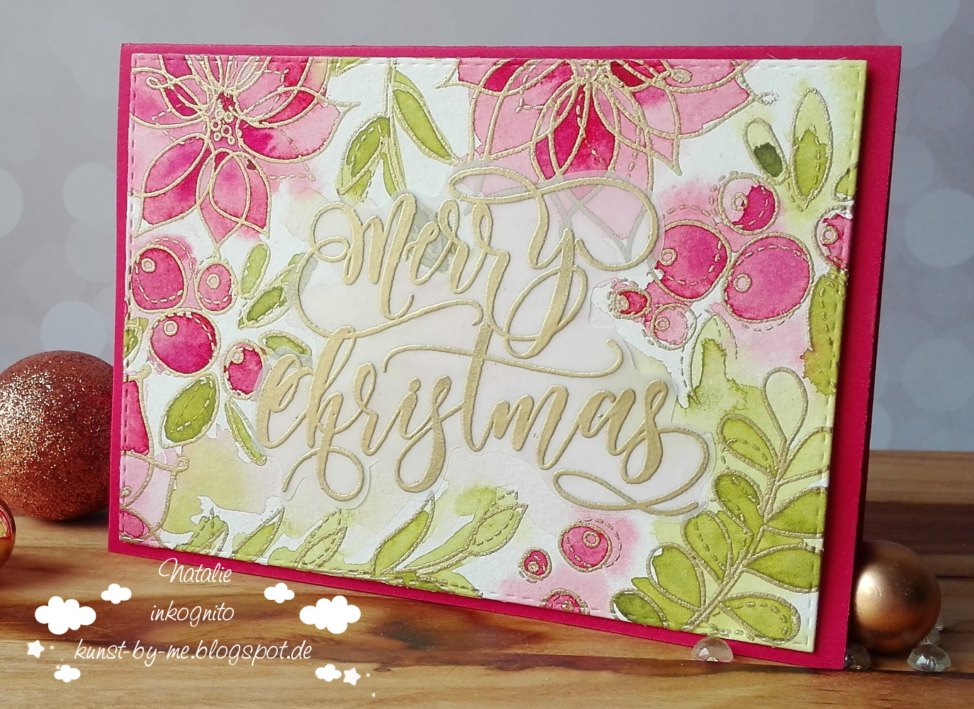 INKognito ~ Cards by Natalie: Christmas 2017 - No. 001