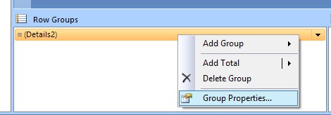 RDLC Report - The tablix ‘Tablix1’ has a detail member with inner members. Detail members can ...