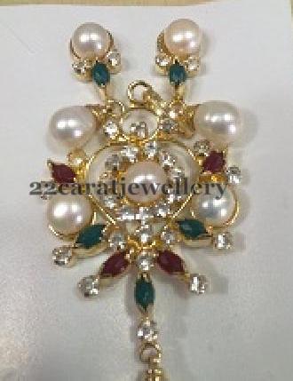 Pearls Lockets Gold Plated - Jewellery Designs