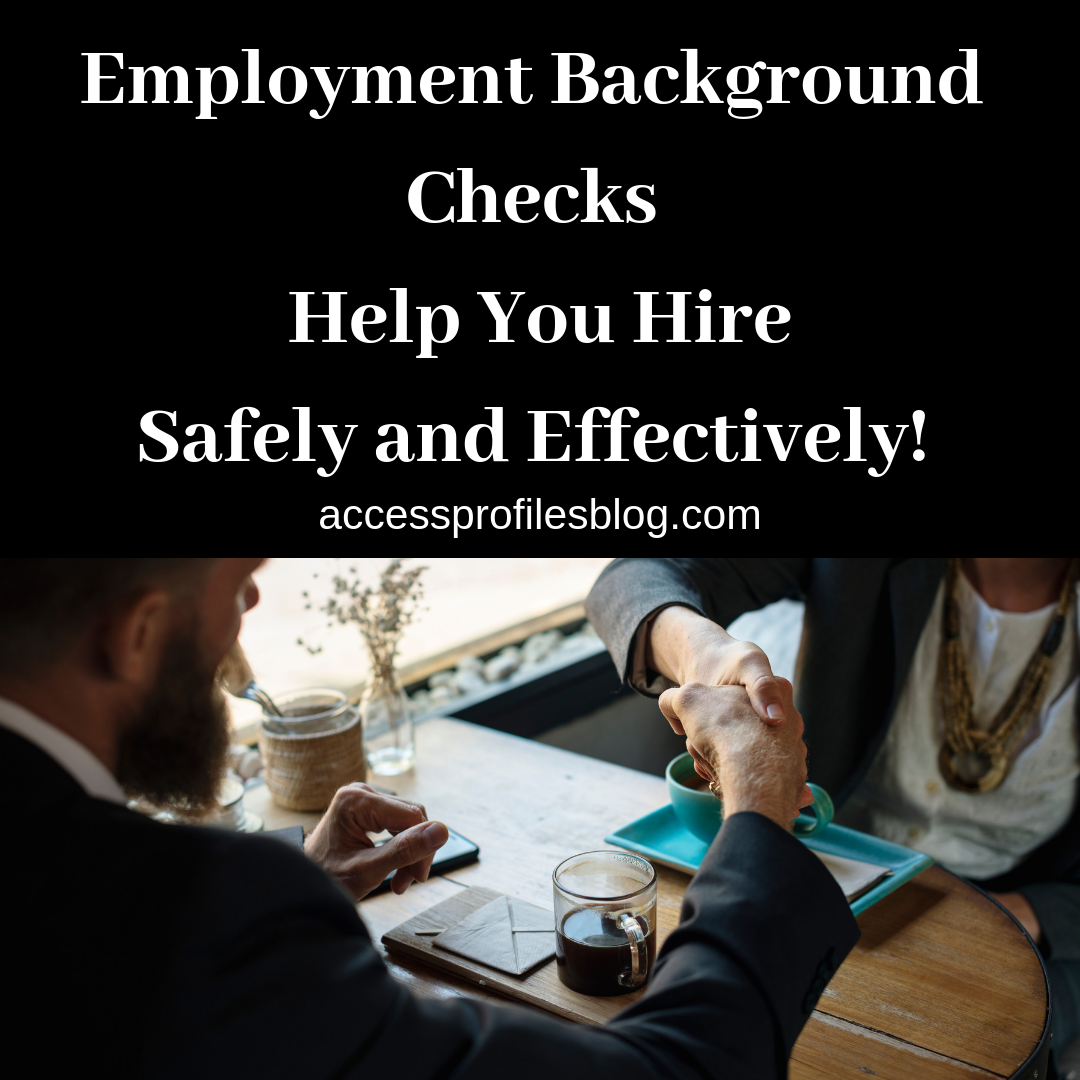 Access Profiles, Inc.: The Top 5 Reasons You should Use Employment ...