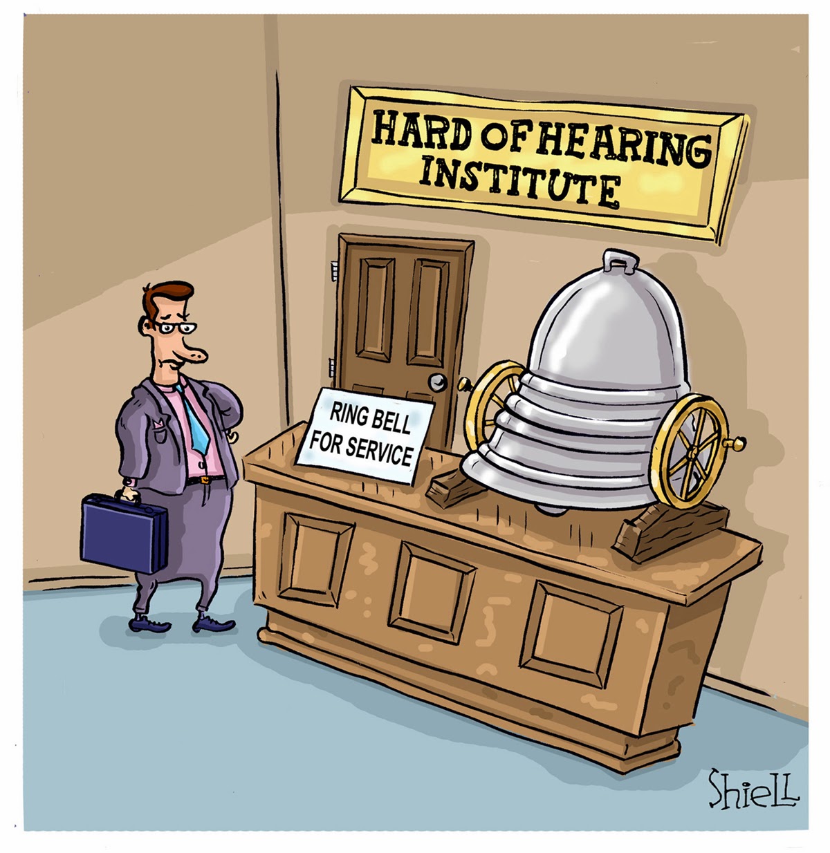 The Wandering Melon Cartoons by Mike Shiell: Click on the Bell to ...