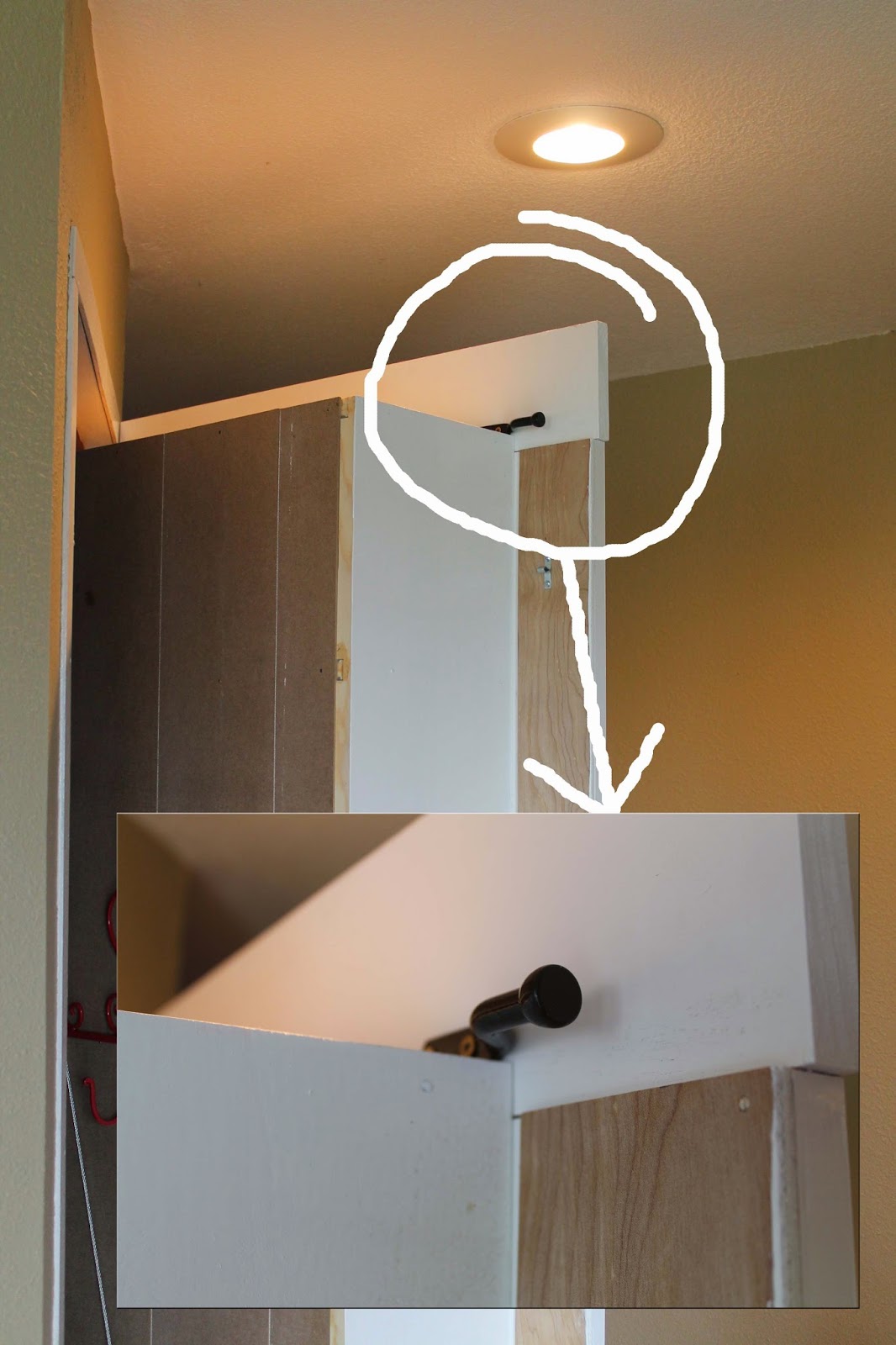 Grade A Bologna - A Blog About Nothing: Turn a closet door into easy ...