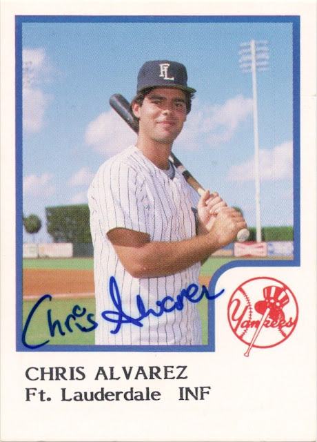1986 PROCARDS PROJECT: CHRIS ALVAREZ