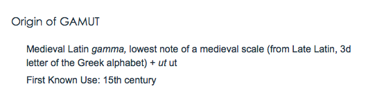 Musical Assumptions: The Gamut, Reconsidered