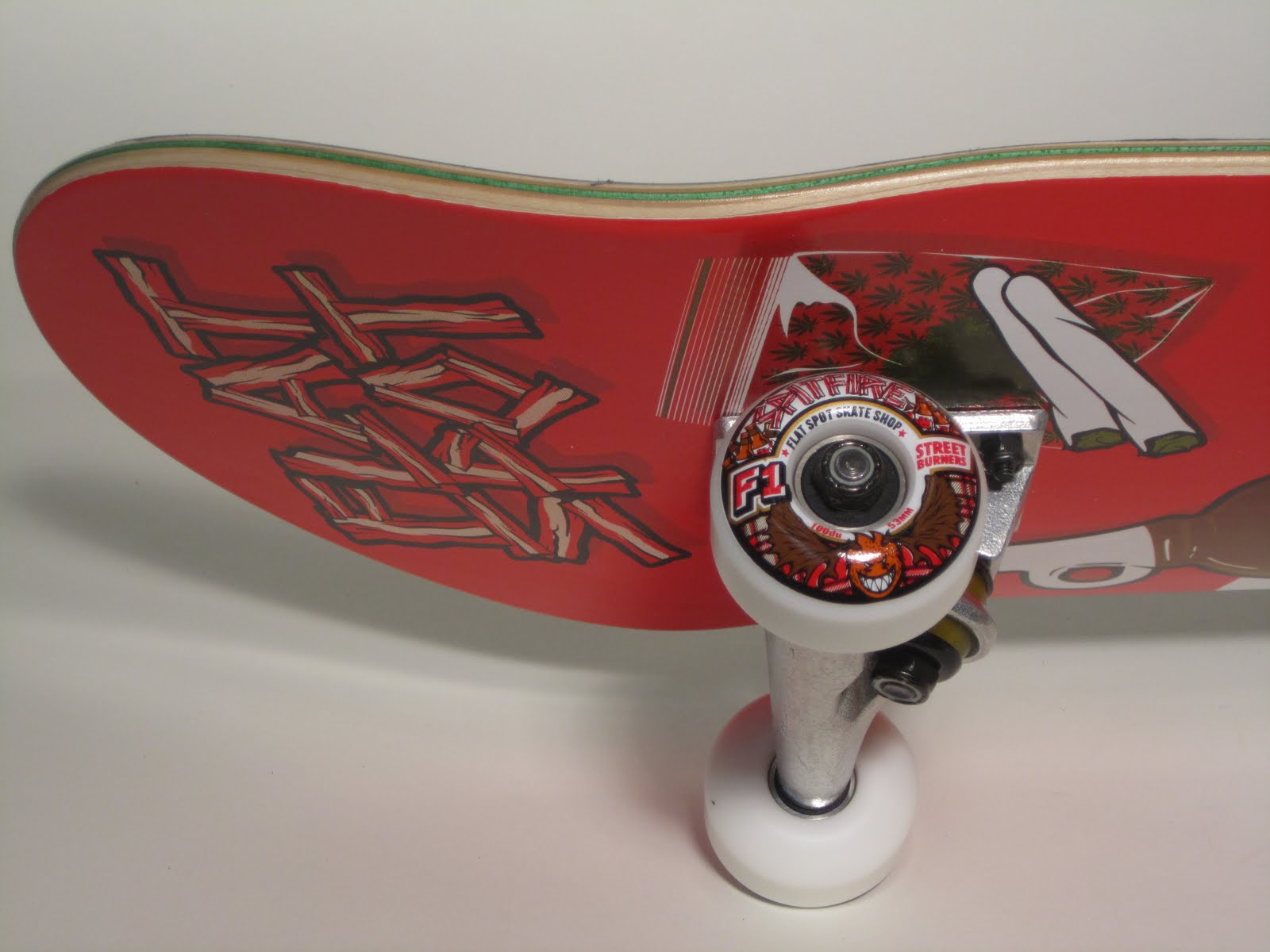 FLAT SPOT SKATE SHOP: FLATSPOT X SPITFIRE WHEEL COLLABO AND FLATSPOT DECK
