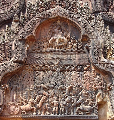 Indian Epics: Images and PDE Epics: Image: Burning of Khandava Forest