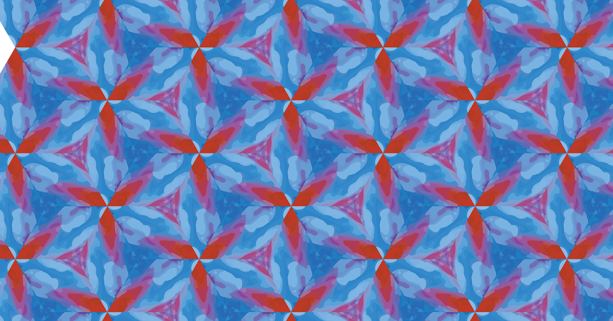 365 Days of Pattern: Kaleidoscope: Trillium