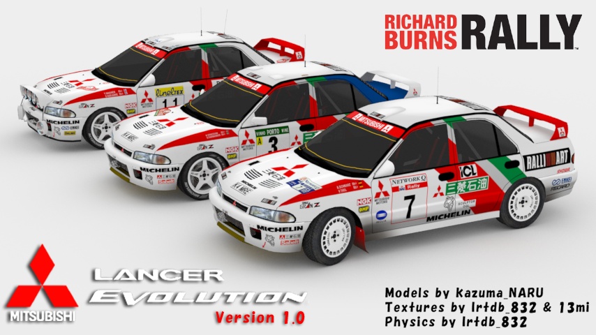 RBR+: Lancer Evo + Evo II update